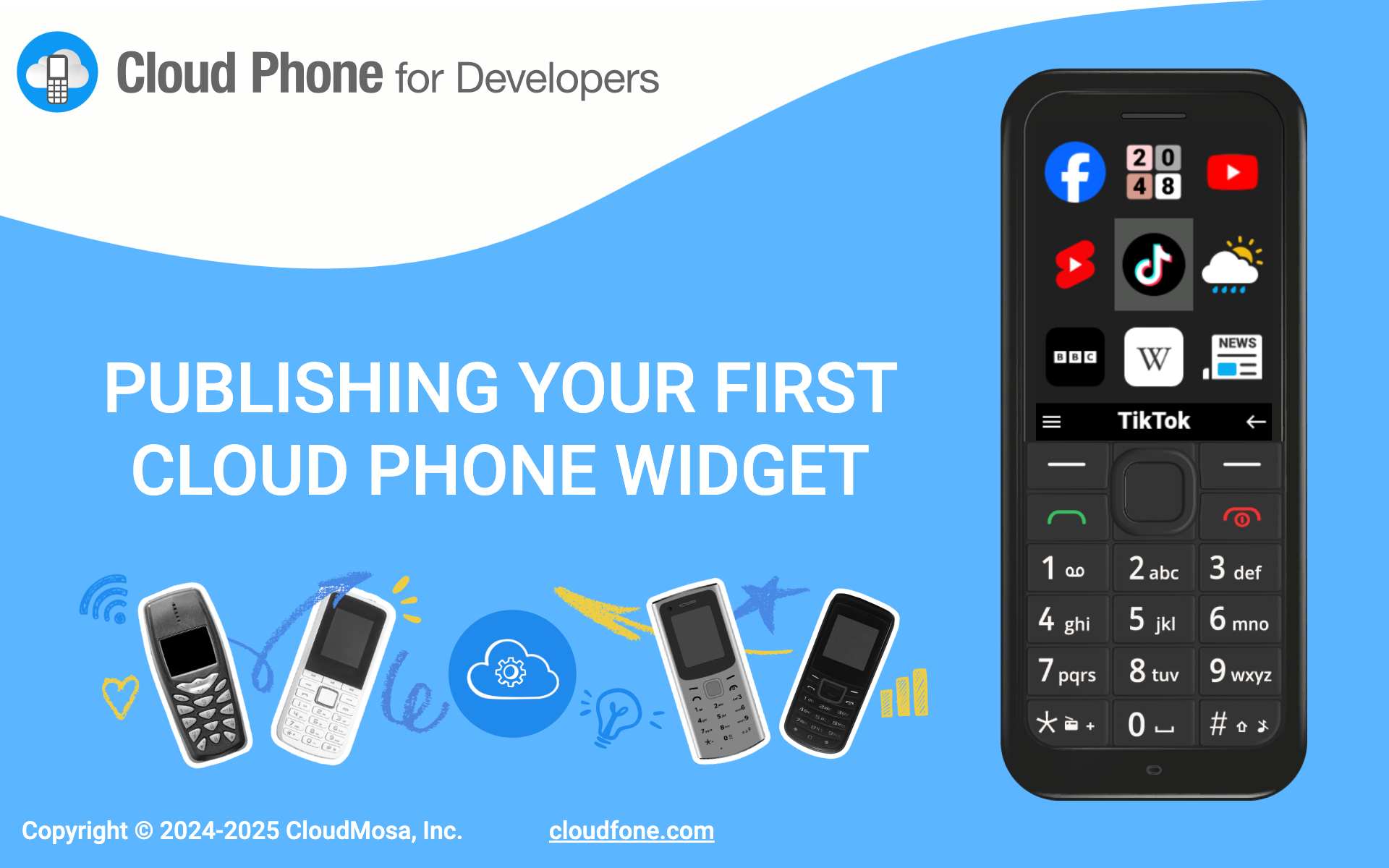 Publishing your first Cloud Phone widget